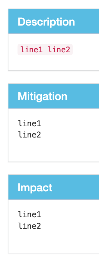 Issue in finding description rendering · Issue #1717 · DefectDojo/django-DefectDojo · GitHub