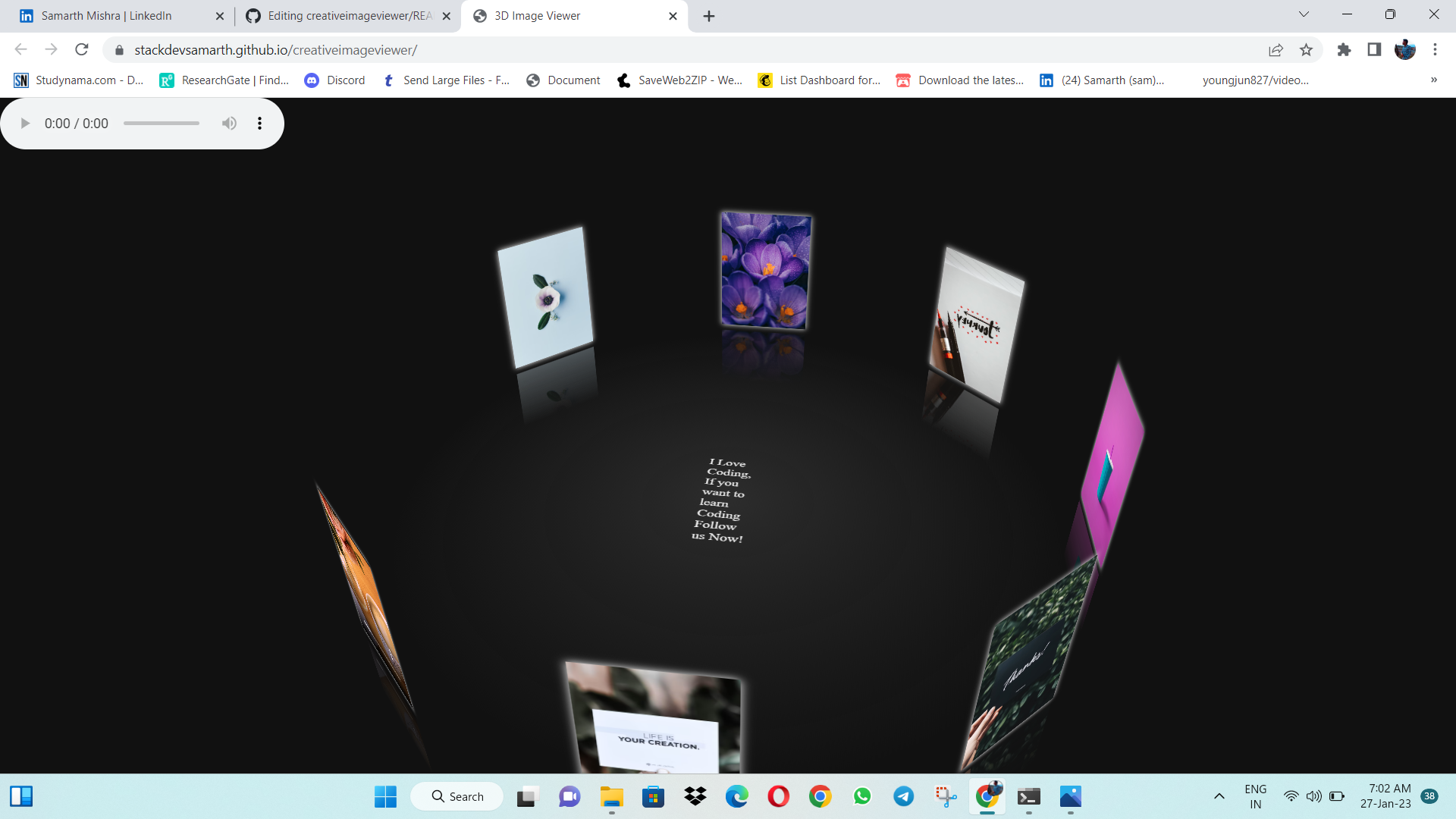 GitHub - stackdevsamarth/creativeimageviewer