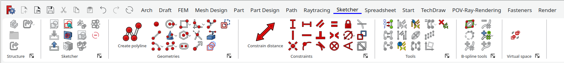 Ribbon Ui Missing Short Name For Commands · Issue 10639 · Freecadfreecad · Github 