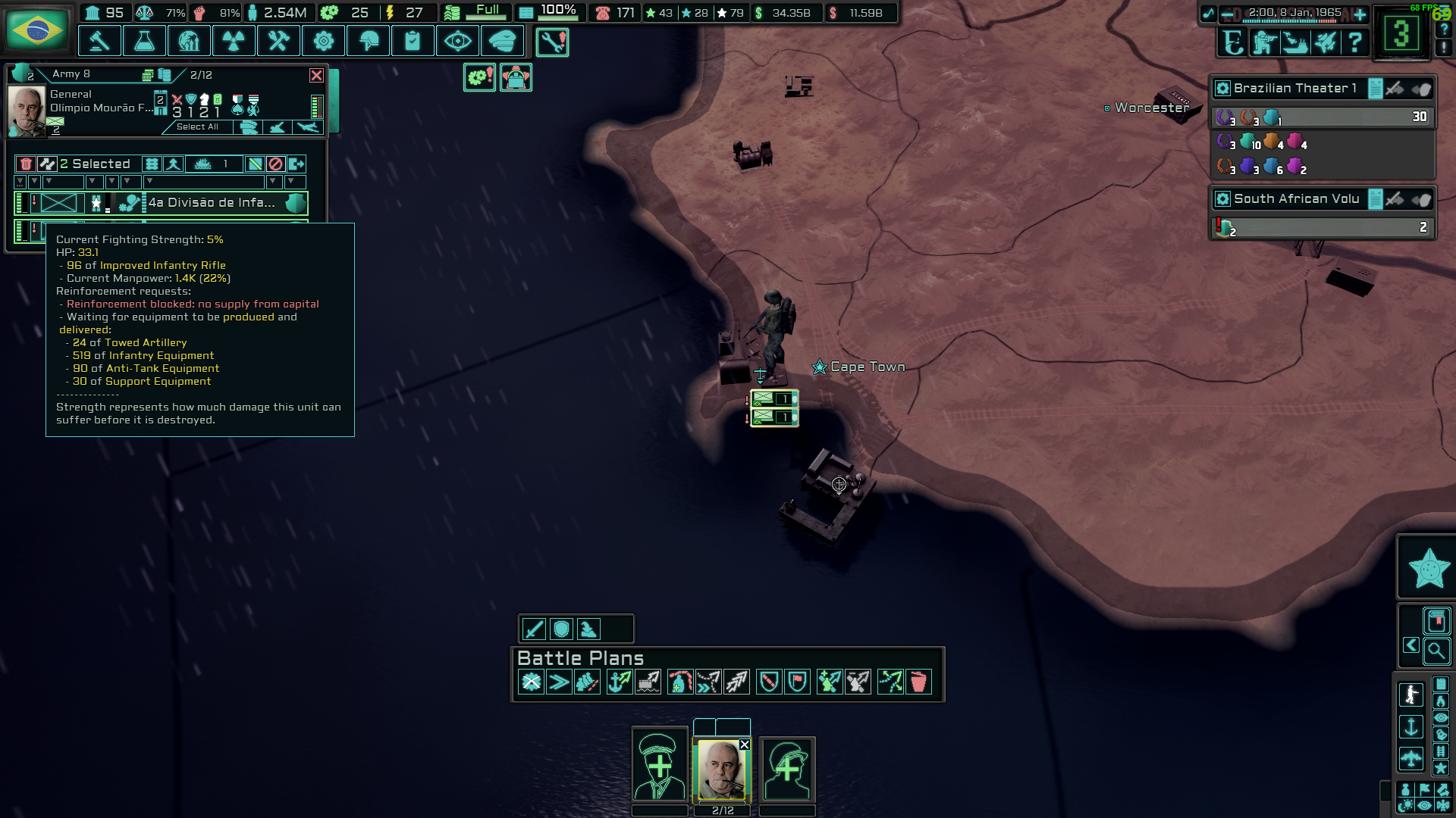 Country BRAZIL- Troops without supplies · Issue #1133 · TNODevs/TNO-Bug-Tracker · GitHub