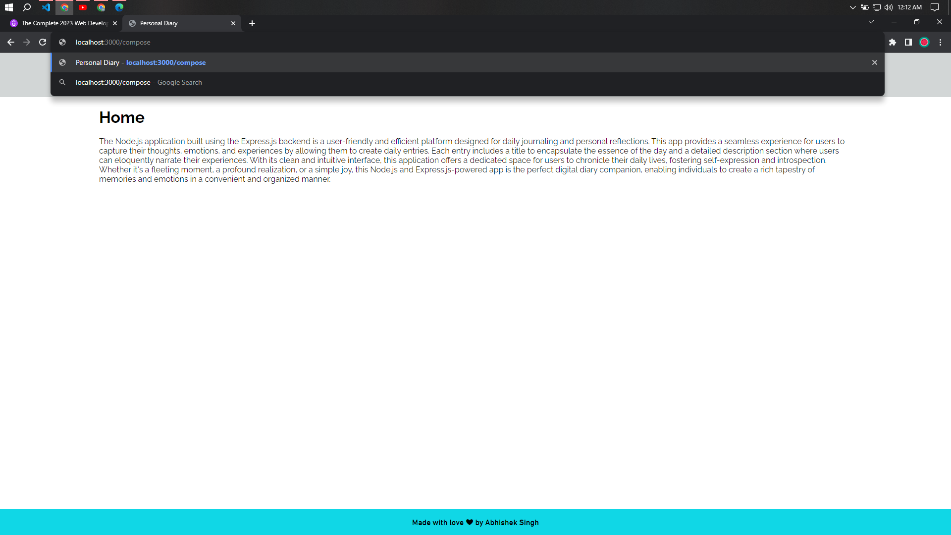 GitHub - AbhishekSinghDev/Blog-webApp