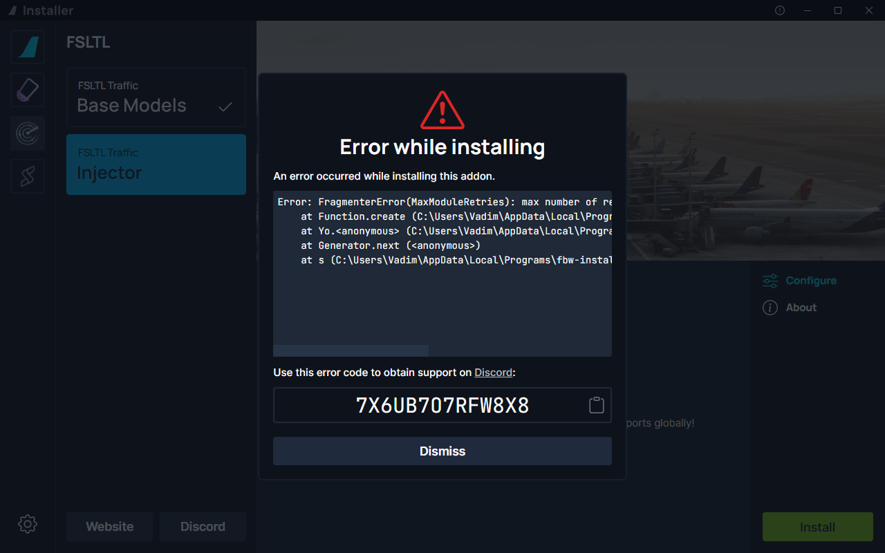 error installer · Issue #406 · flybywiresim/installer · GitHub