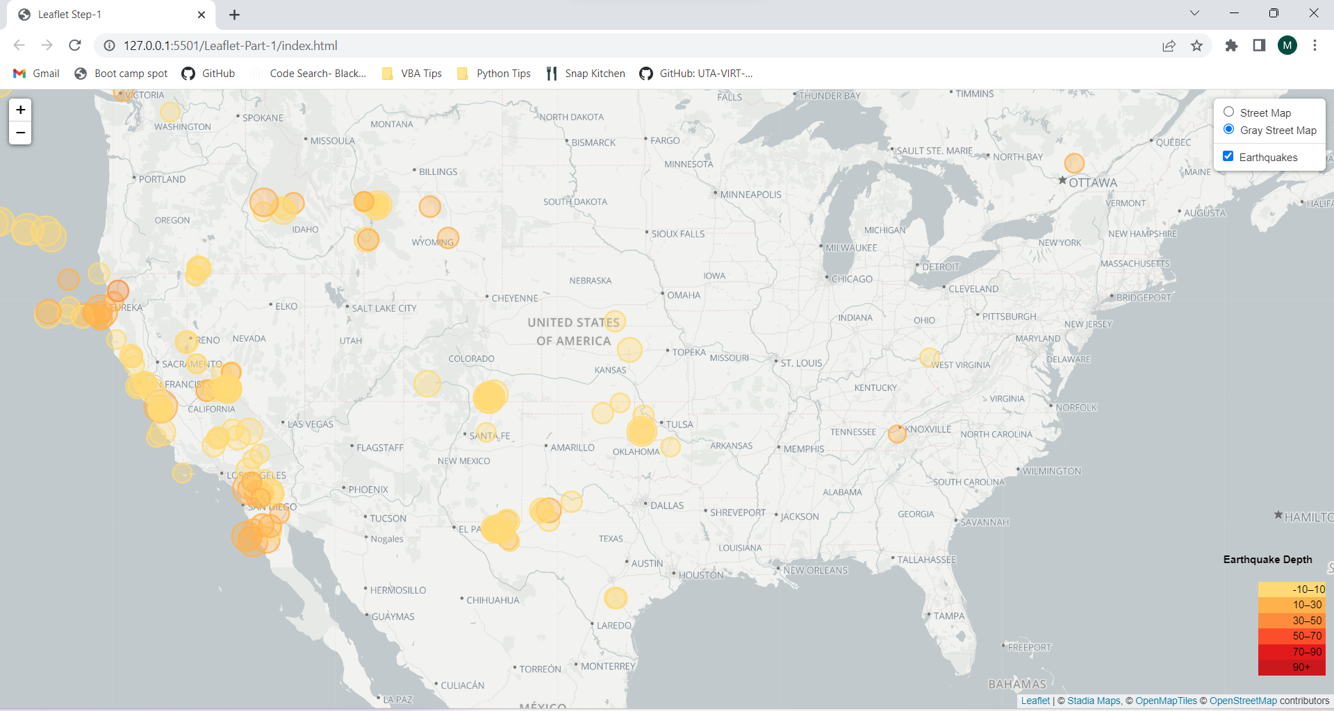 GitHub - marthagriggs9/leaflet-challenge
