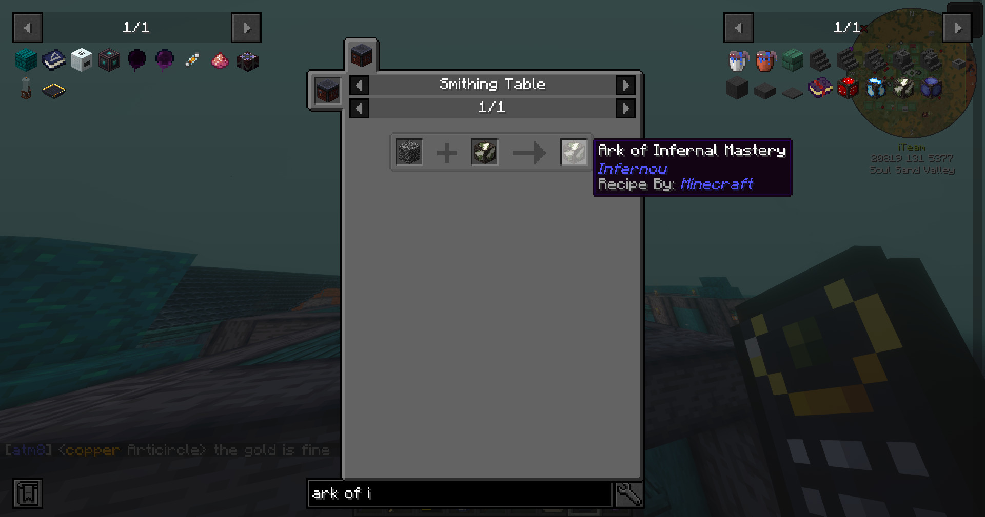 Bug Ark Of Infernal Mastery Uncraftable · Issue 1446 · Ftbteamftb Modpack Issues · Github 