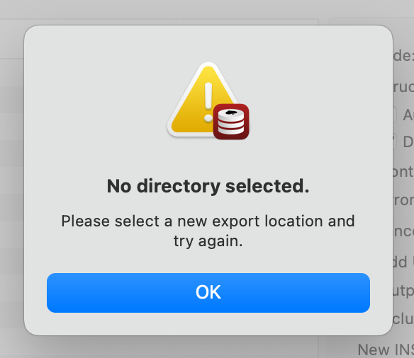 I can't export the sql · Issue #574 · Sequel-Ace/Sequel-Ace · GitHub
