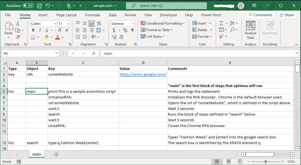 GitHub - ray-oh/Optimus: RPA solution with Excel front end