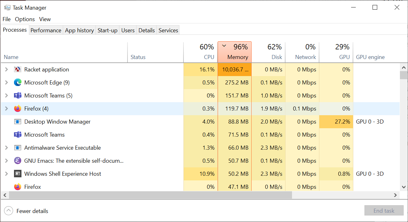 Errorrtrace Uses Very Large Amounts Of Memory On Racket Cs And Runs