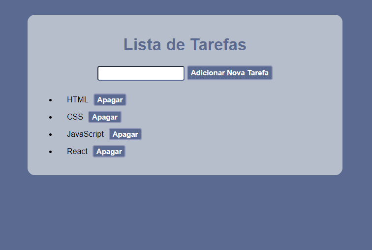 GitHub - alinefflores/Pagina-Lista-Tarefas: Página de Listagem de Tarefas com HTML, CSS e JavaScript