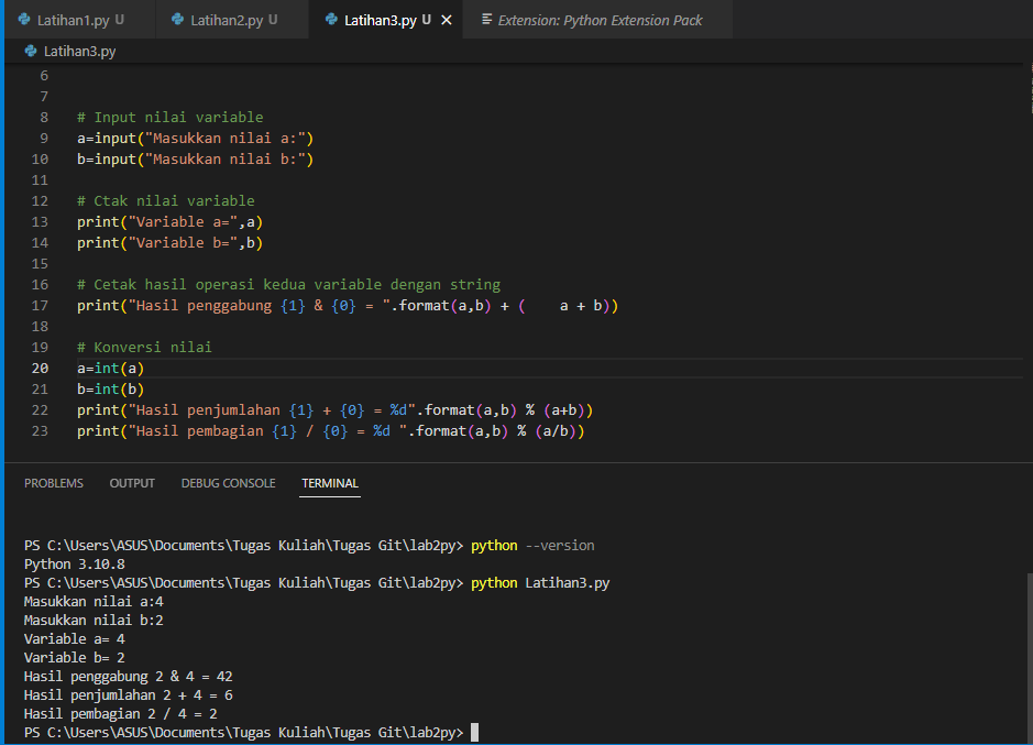 GitHub - MohamadAdriaVanza4/lab2py