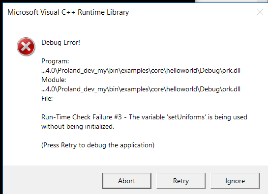 error C3002: call to undefined function "vec3 getWorldCameraPos();" After Compile core as a dll ...