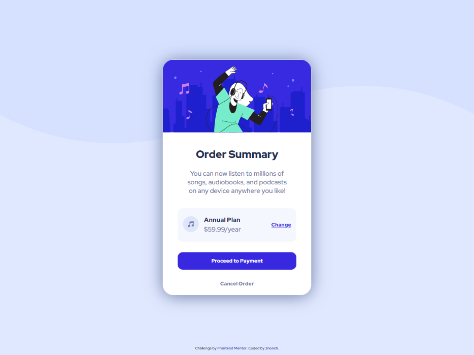 GitHub - inancciftci/Order-summary-component
