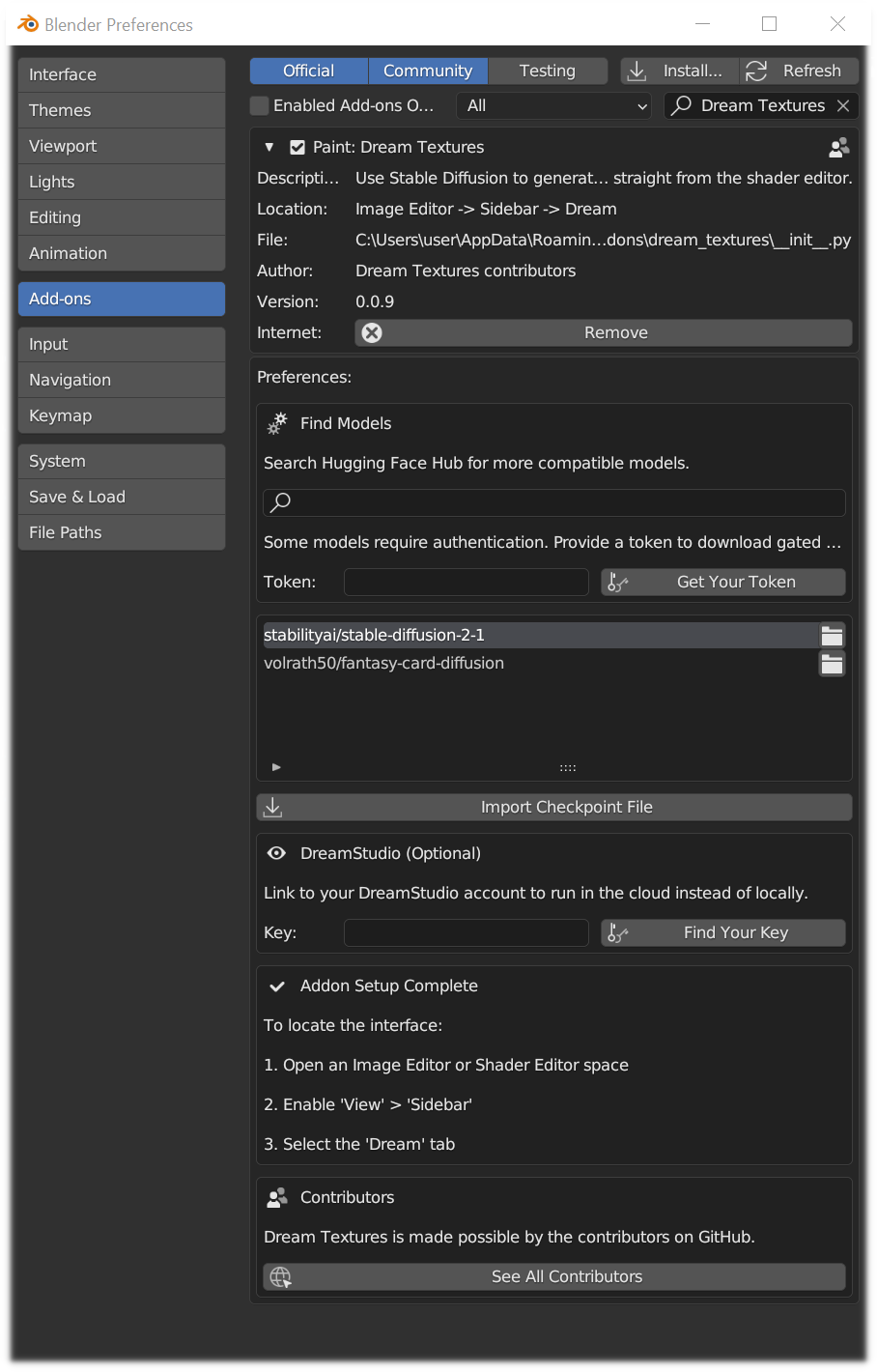 "Generate"-button give error message, no picture. · Issue #548 · carson-katri/dream-textures ...
