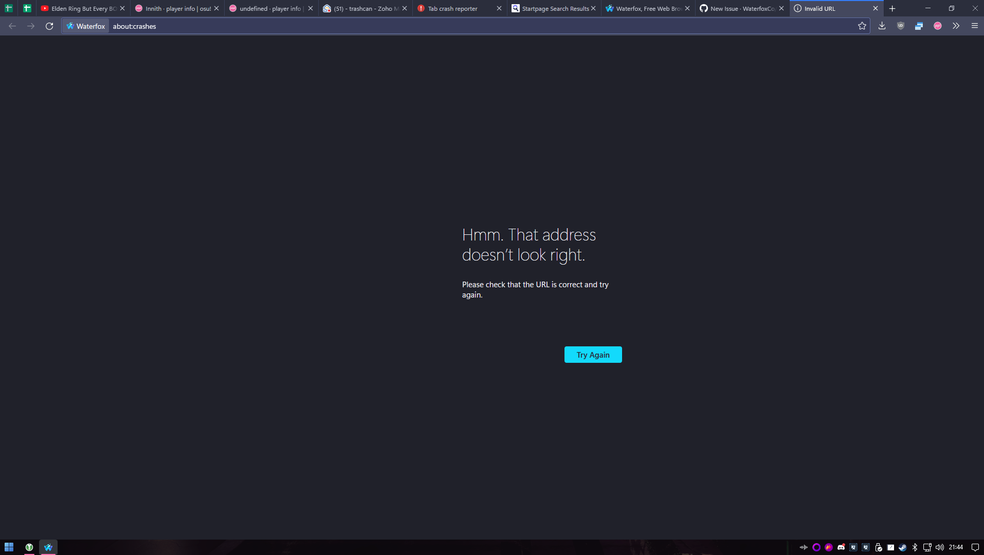 very frequent tab crashes on g5.0.1 · Issue #2864 · BrowserWorks/Waterfox · GitHub