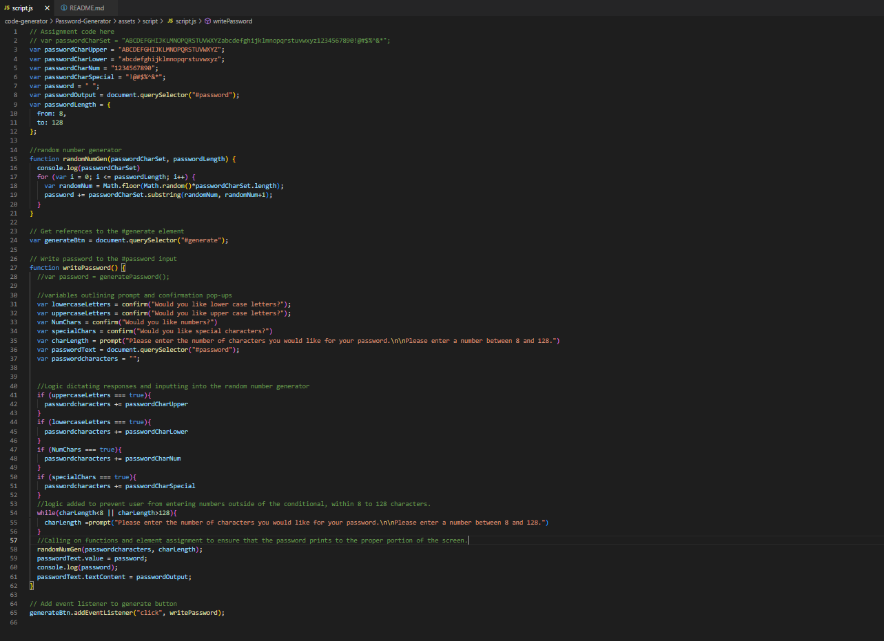 GitHub - AHStovall/Password-Generator