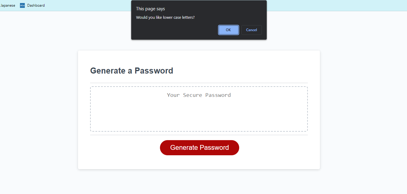 GitHub - AHStovall/Password-Generator
