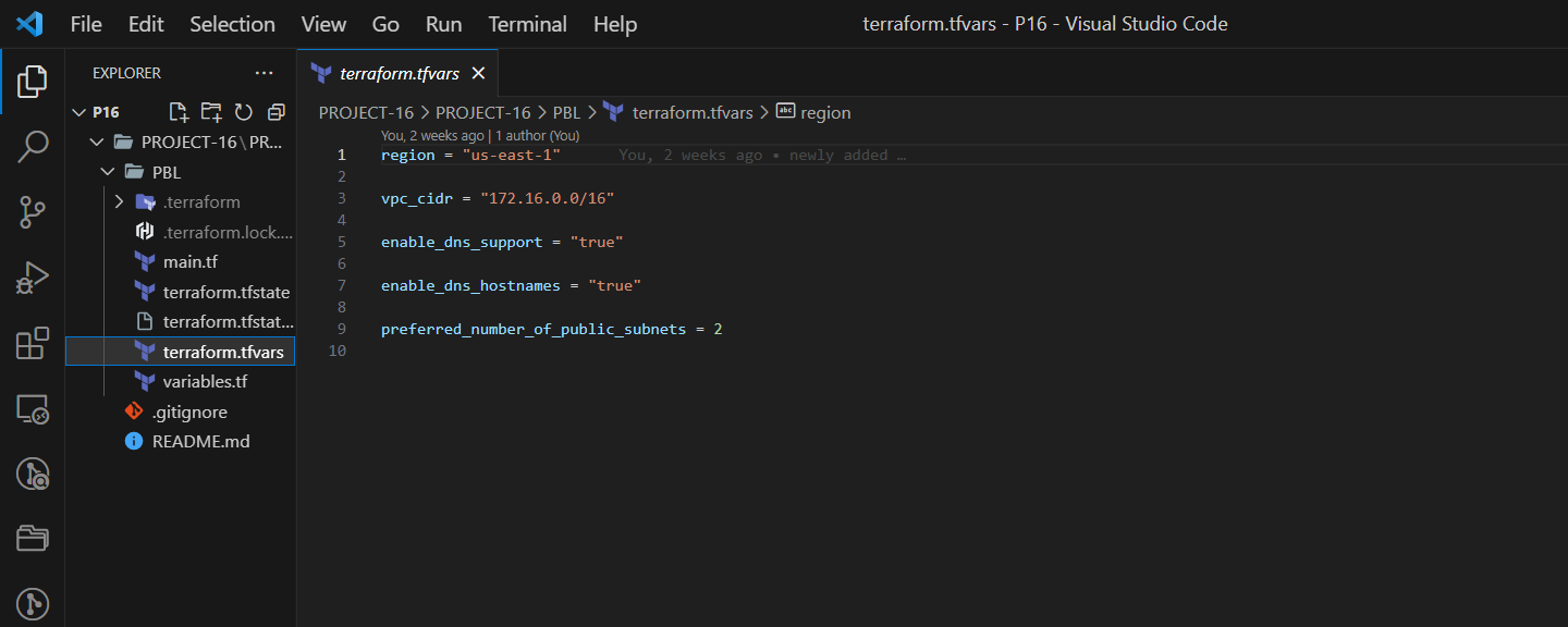 Github Eyolegooproject 16 Automate Infrastructure With Iac Using Terraform Part 1