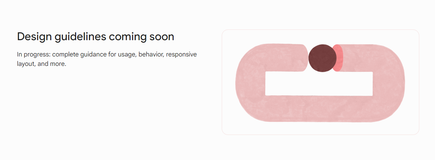 ETA on missing guidelines · Issue #109 · material-components/material-components · GitHub