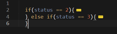 Code folding doesn't work right for javascript if else statements ...