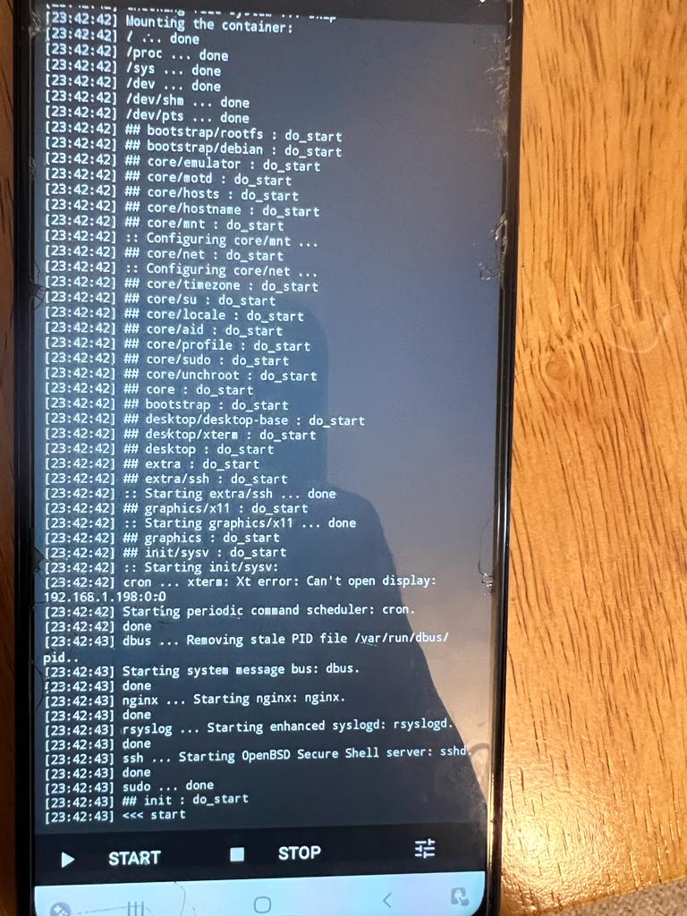 Run Klipper + Moonraker + Mainsail + KlipperScreen on an Android device using Linux Deploy · GitHub