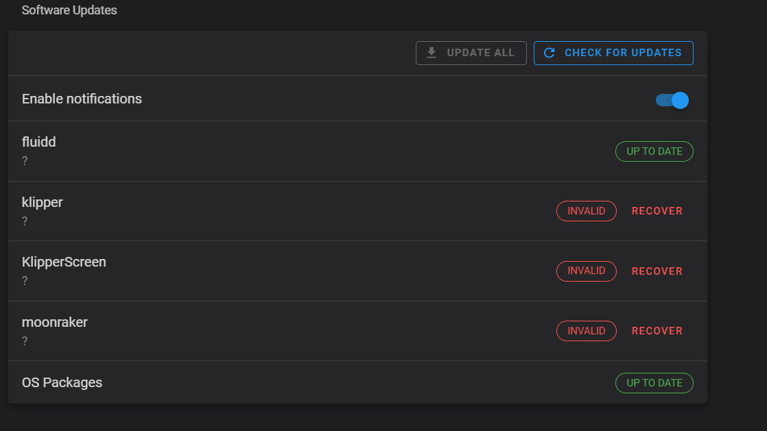 Run Klipper + Moonraker + Mainsail + KlipperScreen on an Android device using Linux Deploy · GitHub