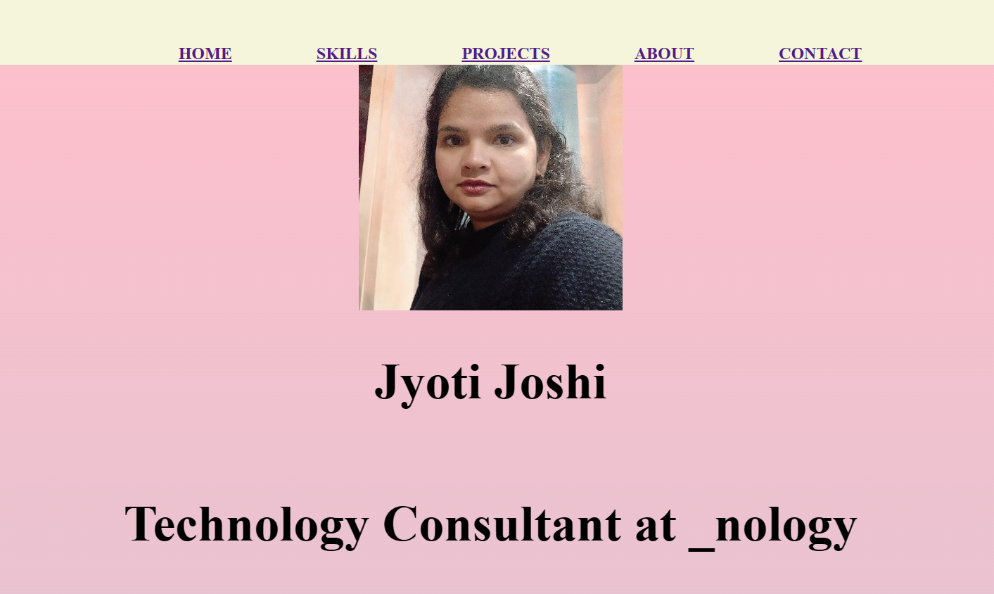 GitHub - jyotijoshi22/portfolio_jyoti