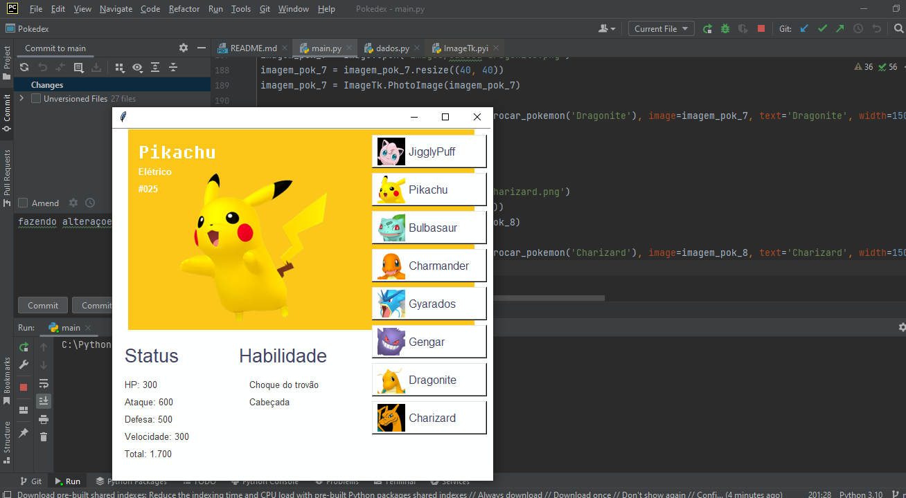GitHub - EricaAlmeid/Pokedex: Pokedex para seber informações de ...