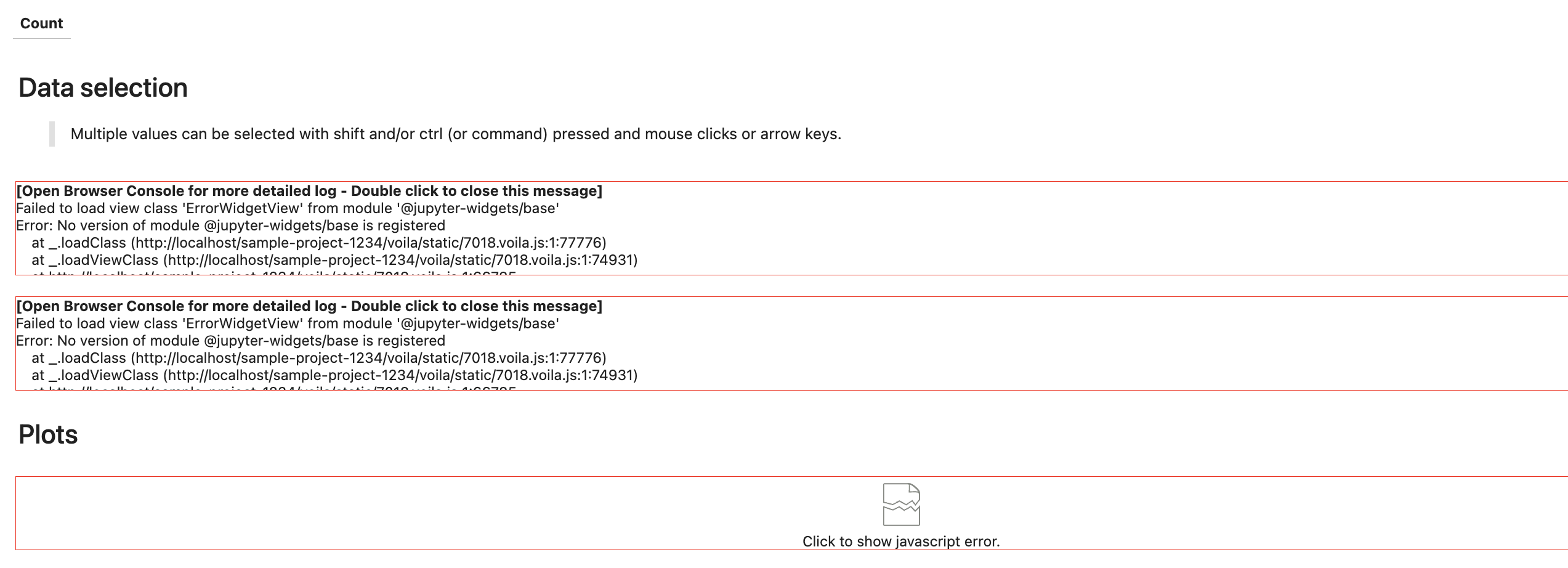 Notebook widgets suddenly broke · Issue #1392 · voila-dashboards/voila ...