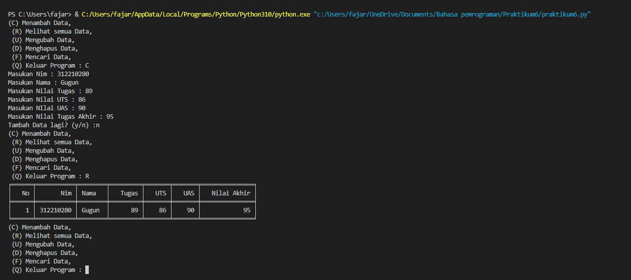 GitHub - WAGUGUN/Praktikum6