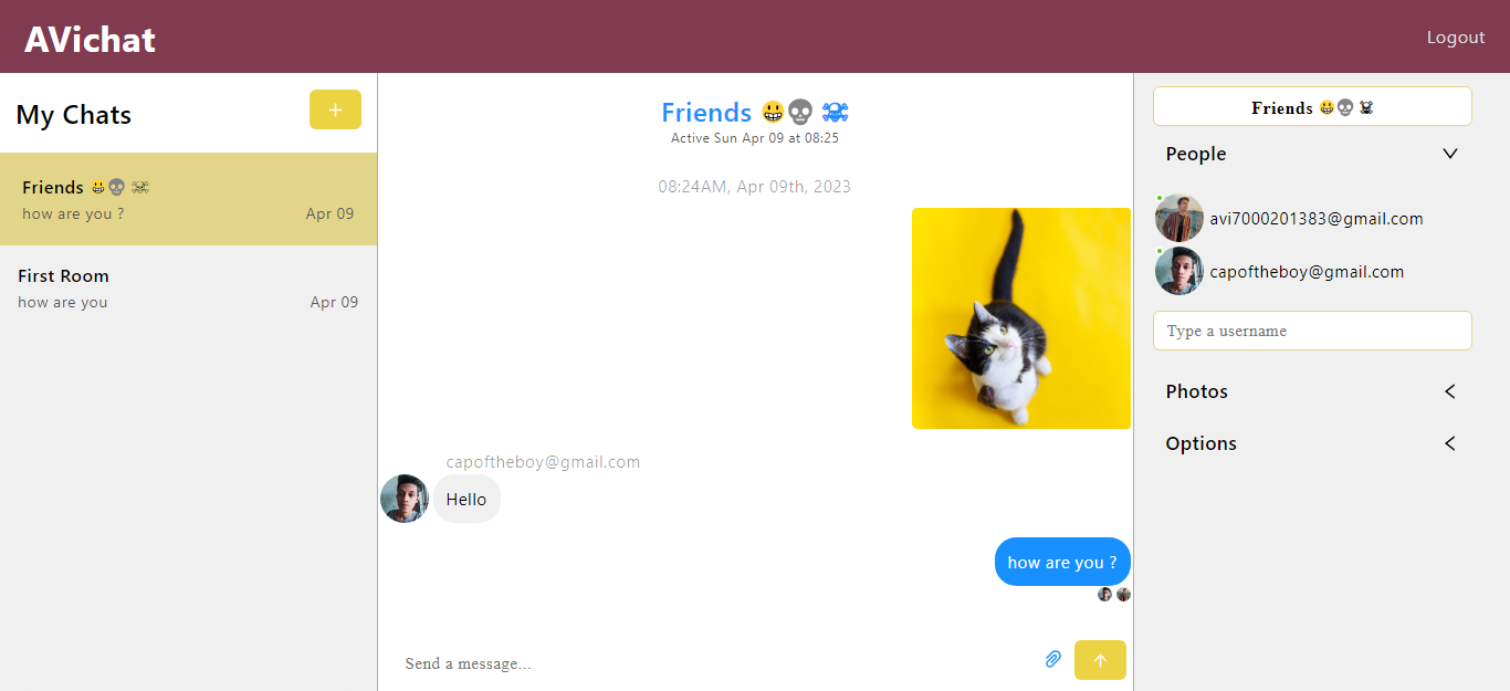 GitHub - abhishek-06-singh/avi-chat-application: A real-time chat application built with React ...