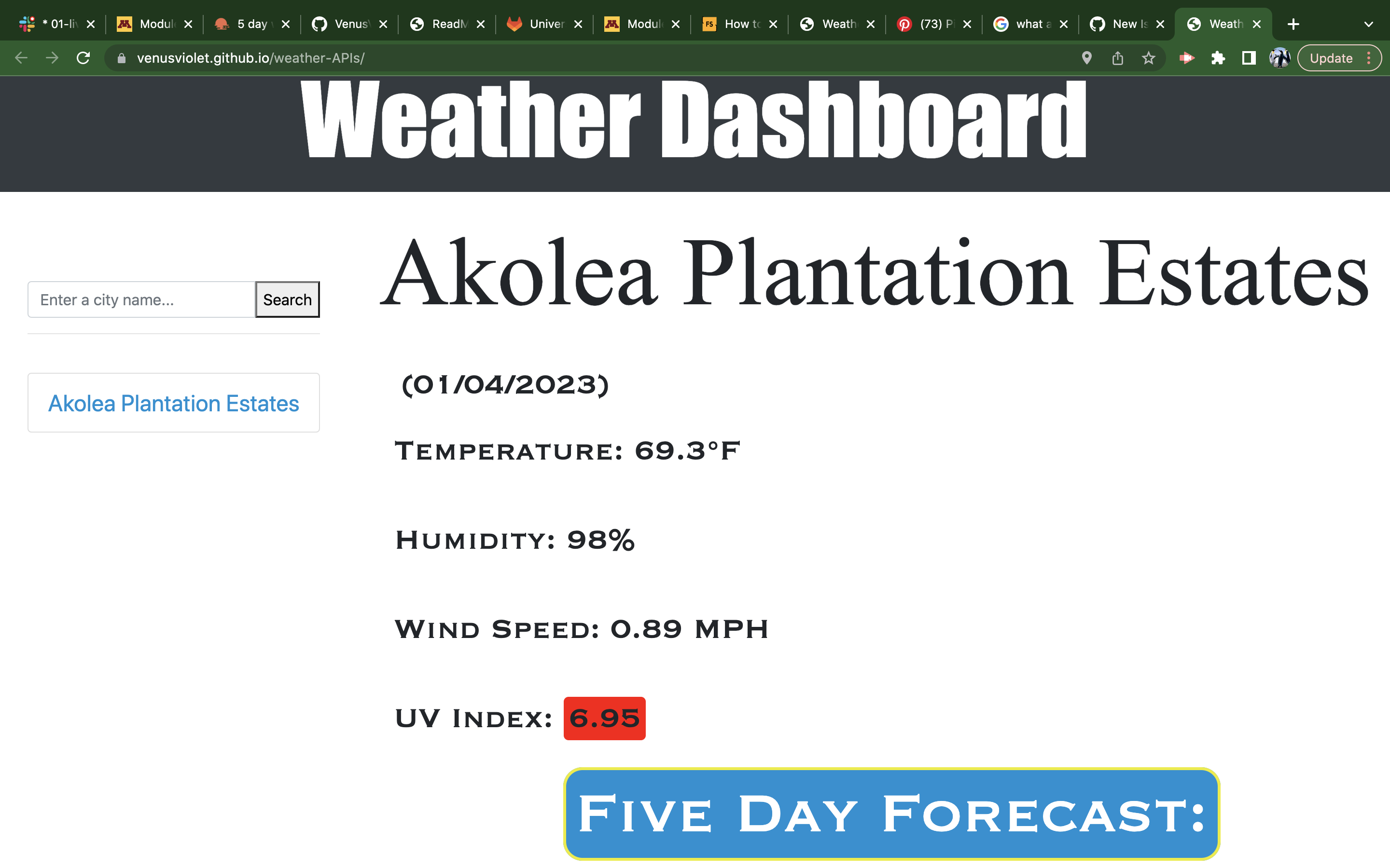 GitHub - VenusViolet/weather-APIs