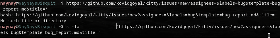 paste + previous/following input: overlapping text display · Issue #5619 · kovidgoyal/kitty · GitHub