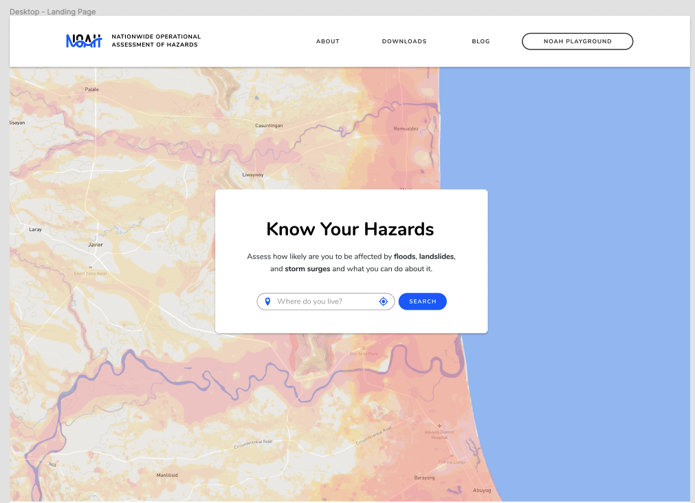 [UI] Feature/Landing Page: Update Section and Add other Components · Issue #28 · UPRI-NOAH/noah ...