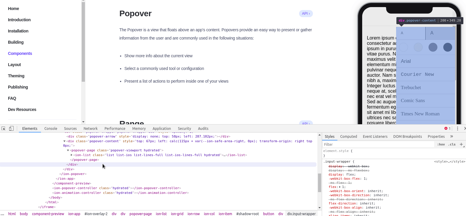 [doc][ionic 4 0 0 Beta 7] Popover S Content Does Not Appear When Enclosed Within `ion Content