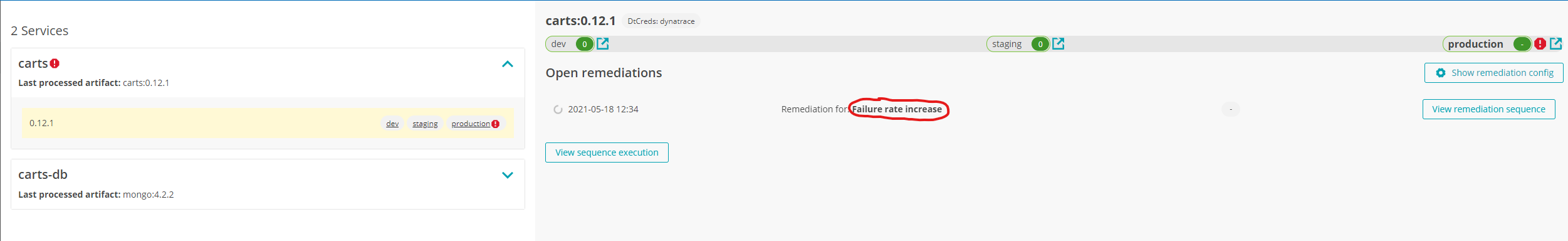 Add problem title of remediation to sequence endpoint · Issue #4206 · keptn/keptn · GitHub