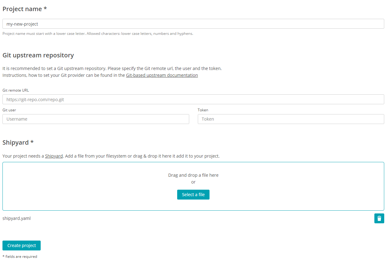 "Create project" button is disabled if git-upstream input is not changed · Issue #5070 · keptn ...