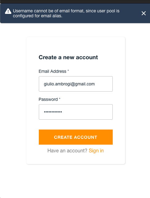 Impossible To Setup Email Only Signup With Cli · Issue 8061 · Aws Amplifyamplify Cli · Github 3896