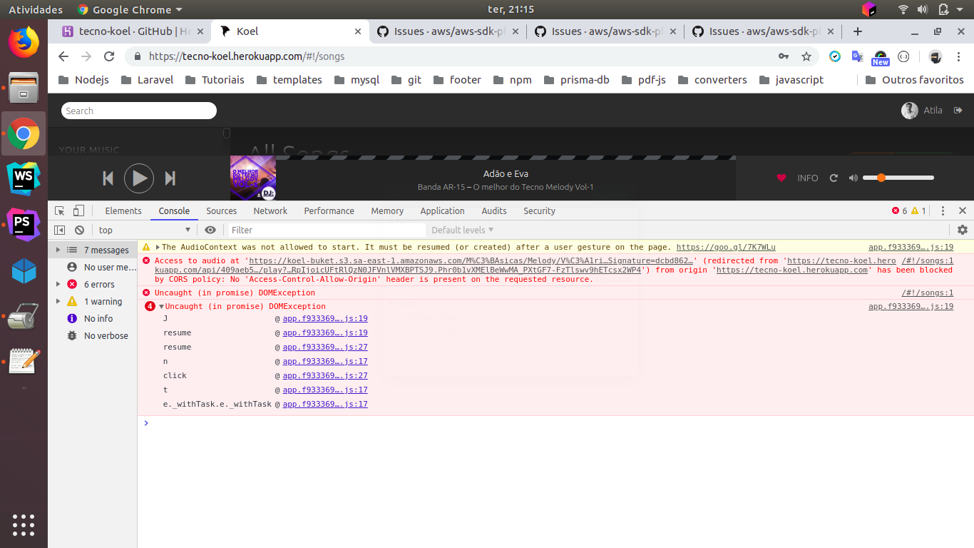 Request malformed for aws-s3 · Issue #1028 · koel/koel · GitHub