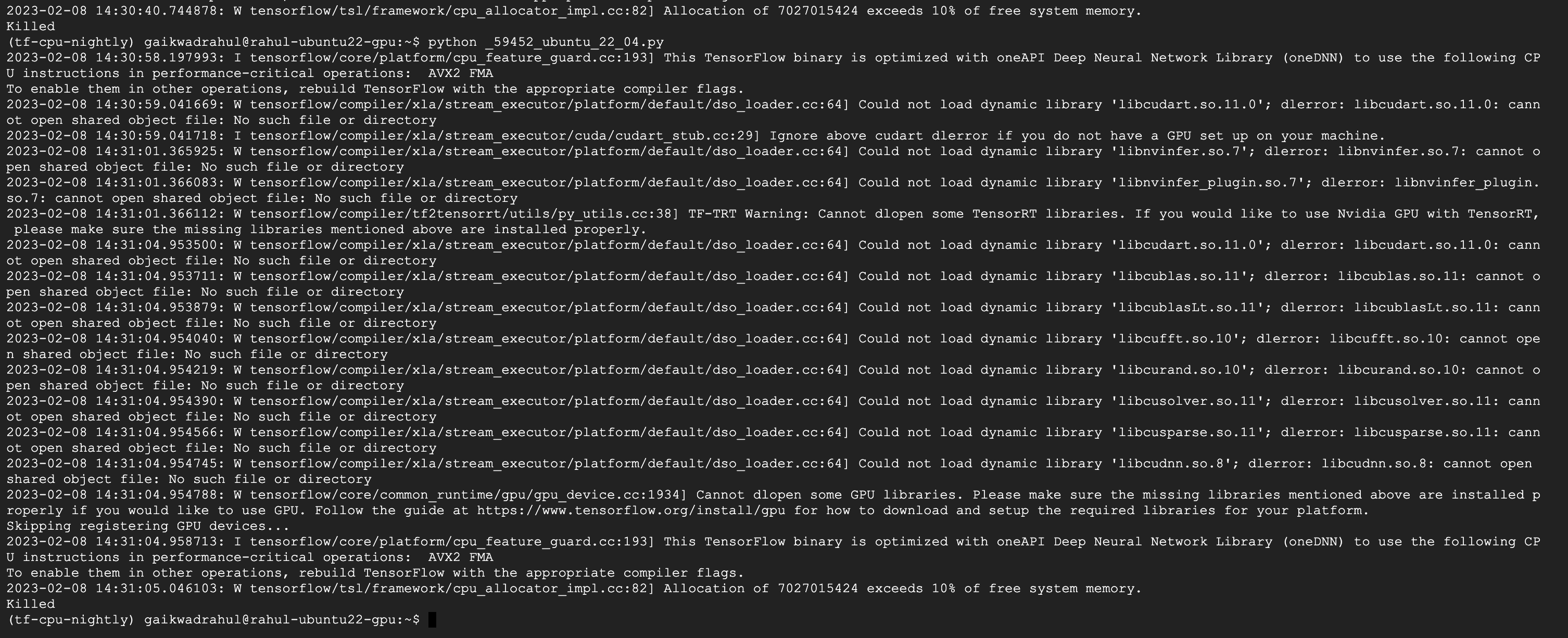 Segfault When Running Tf Math Unsorted Segment Sqrt N · Issue 59452 · Tensorflow Tensorflow