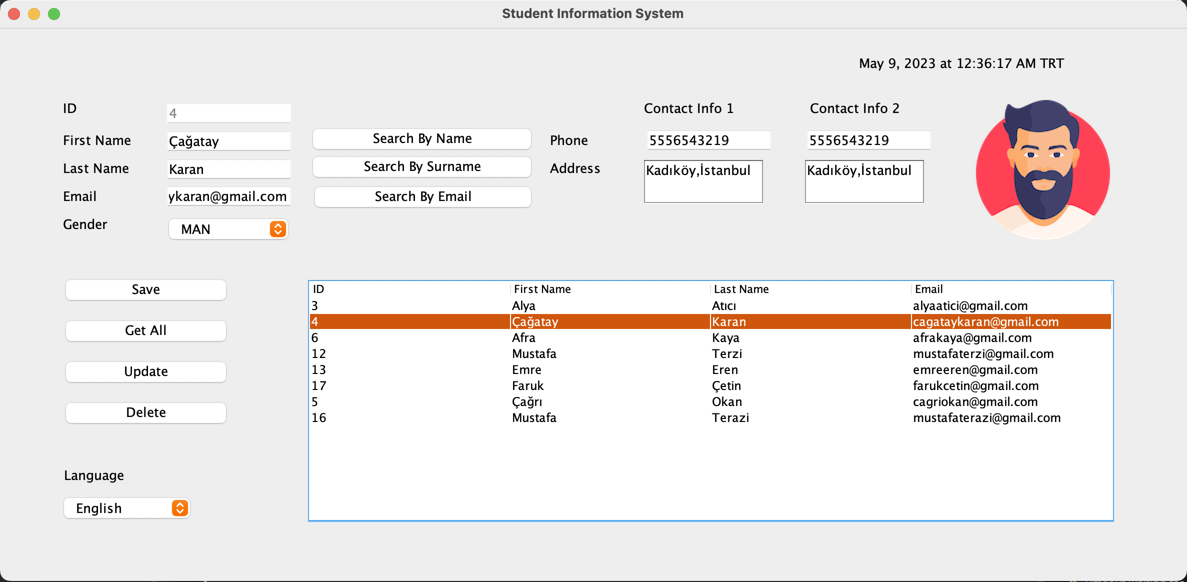 GitHub - busecnky/Student-Management-Application