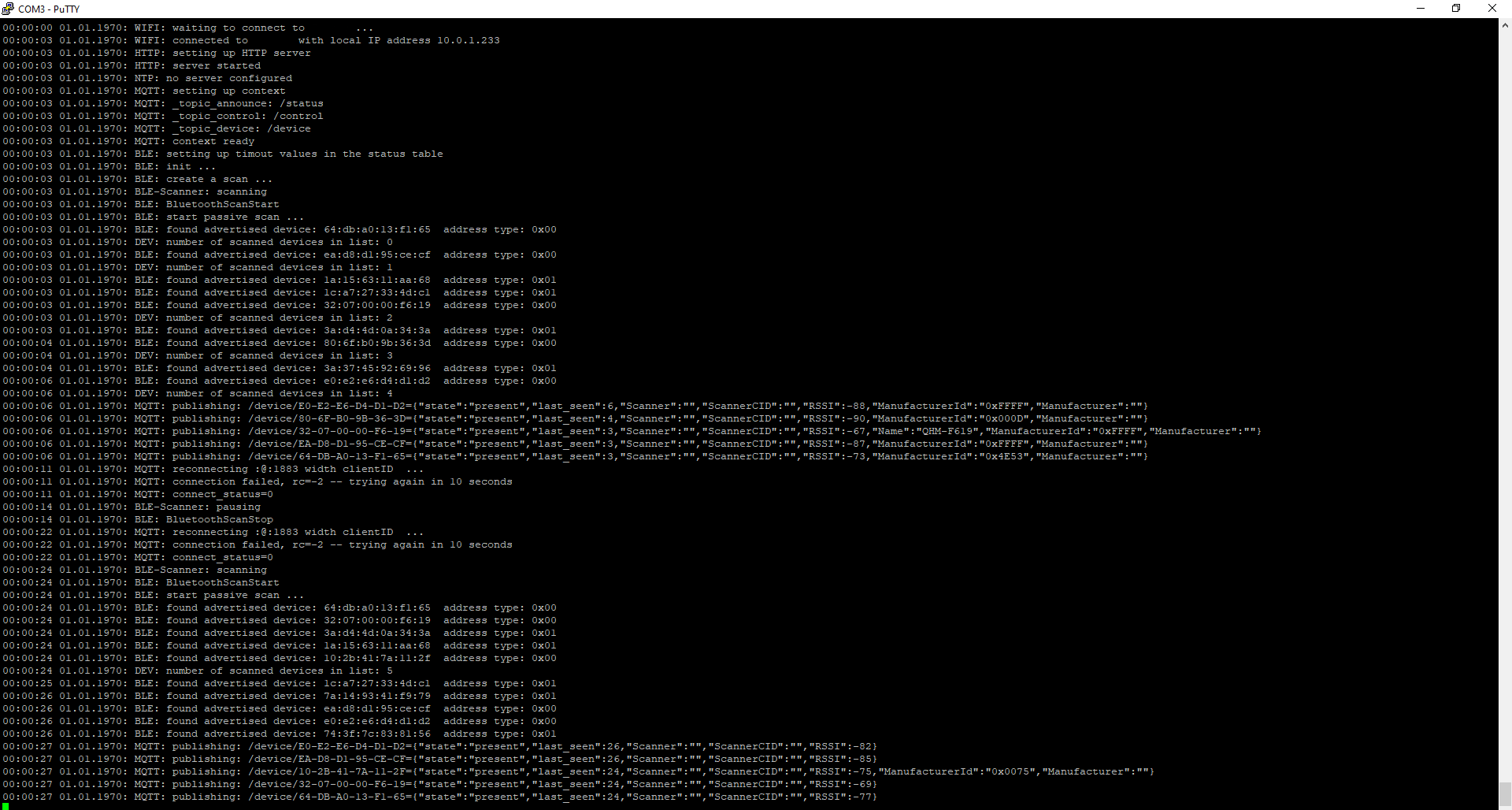 Bluetooth devices not seen by ESPHome on ESP32 · Issue #4146 · esphome/issues · GitHub