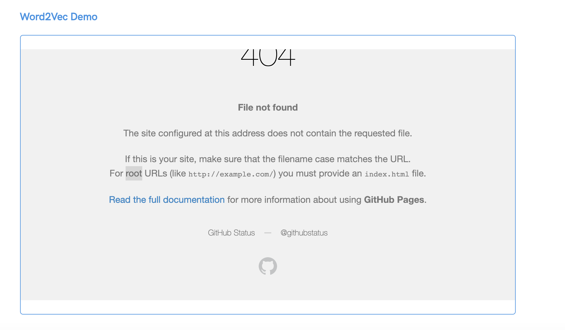 Example page doesn't work for word2vec demo as link leaves off last part · Issue #856 · ml5js ...