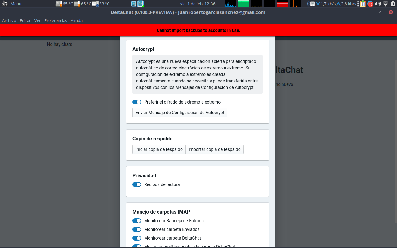Import backup not working · Issue #506 · deltachat/deltachat-desktop · GitHub