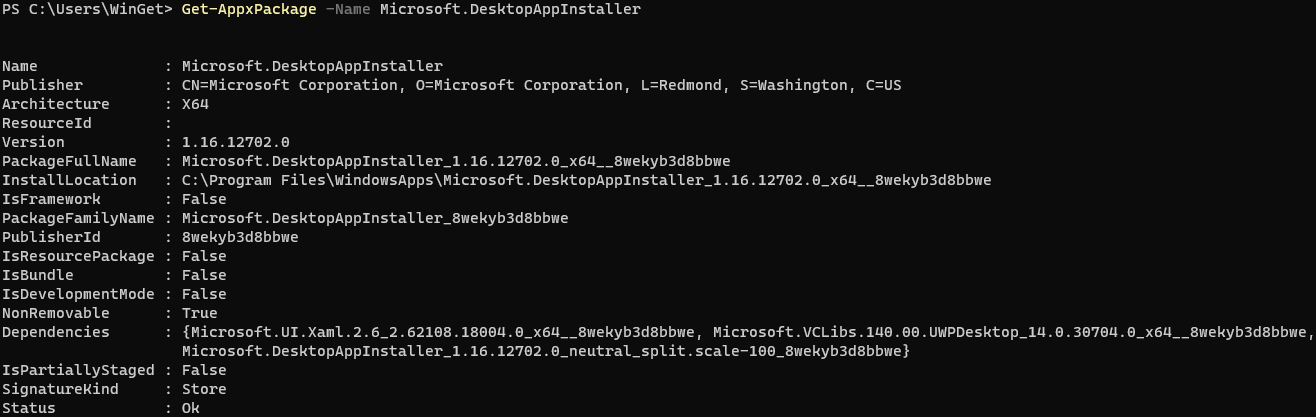 Winget Missing All Output · Issue 1633 · Microsoftwinget Cli · Github