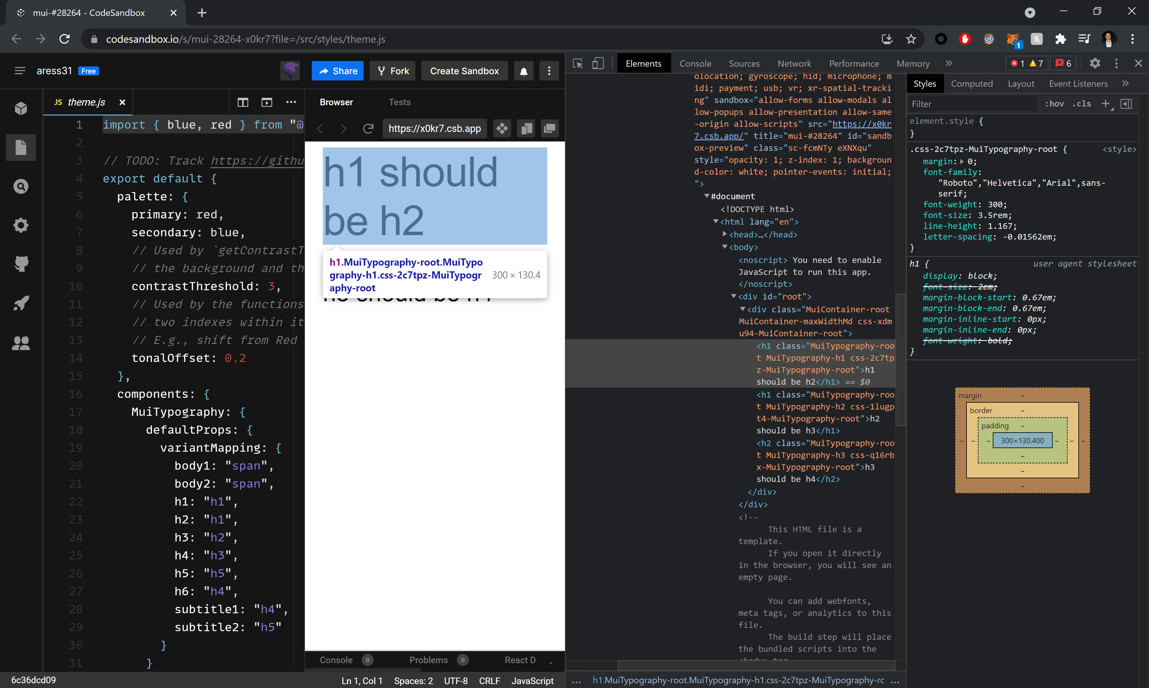 Material UI 5 variantMapping Not Working · Issue #28264 · mui/material-ui · GitHub