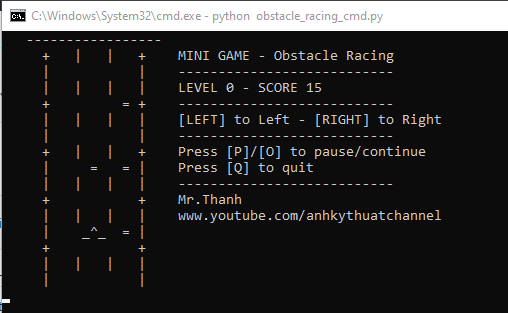GitHub - mr-thanh/obstacle-racing-game-cmd