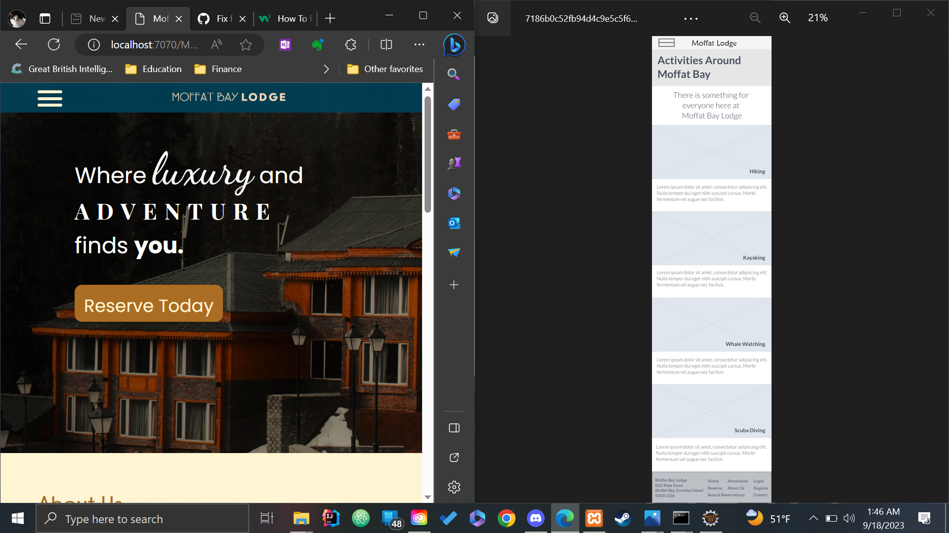 Index Page: Fix mobile reserve button on mobile index page · Issue #88 · abiklein/Moffat-Bay ...