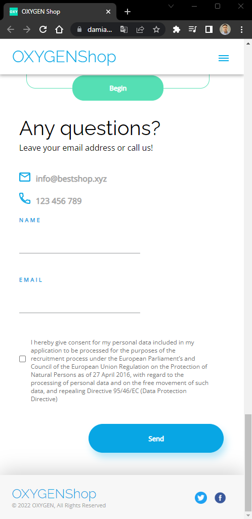GitHub - Damiansebastians/OXYGENShop-Project: Landing page desde un diseño de Figma con ...