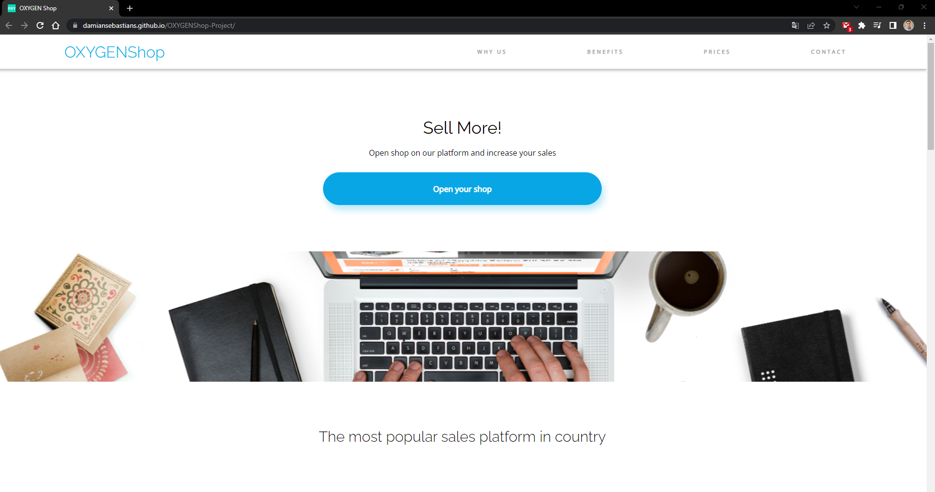 GitHub - Damiansebastians/OXYGENShop-Project: Landing page desde un diseño de Figma con ...
