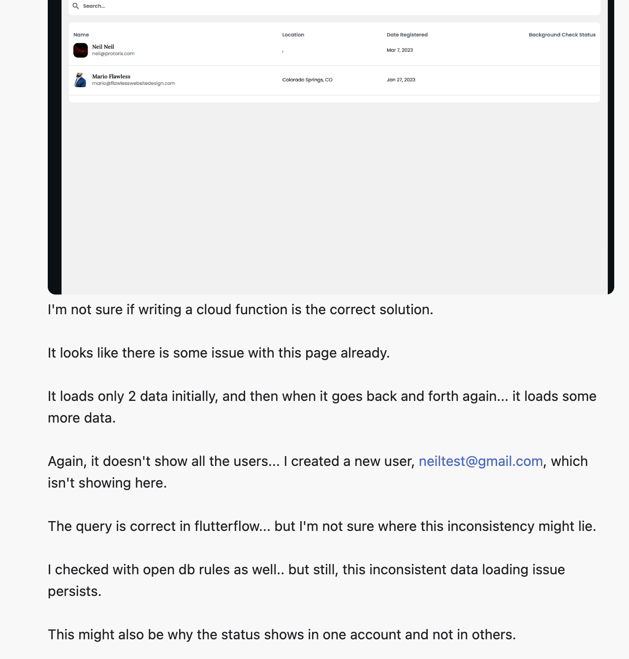 Paged infinite scroll with Stream sometimes only returns partial data · Issue #520 · FlutterFlow ...