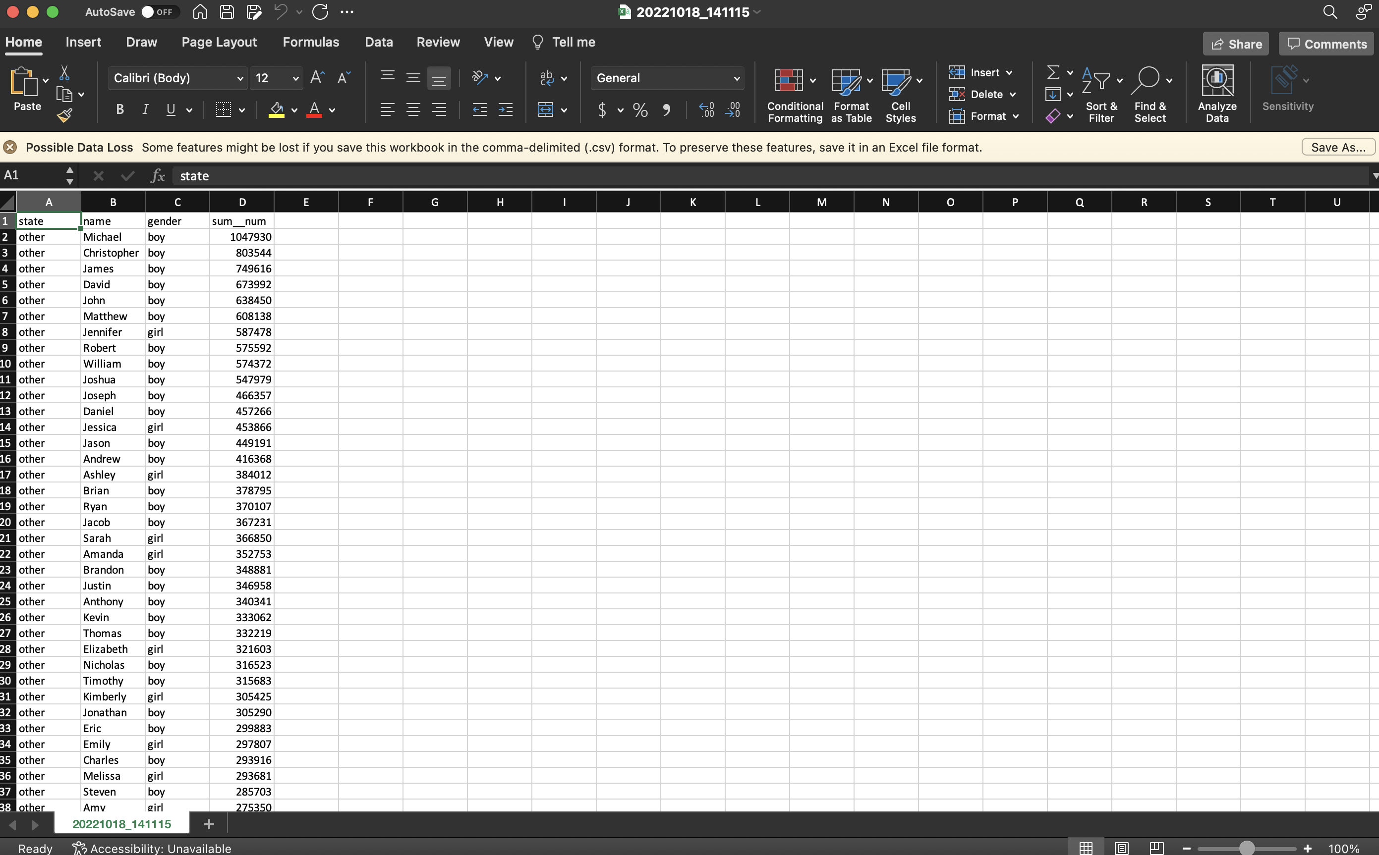 Feature Request: Change title of CSV download from timestamp-based to instead be name of chart ...